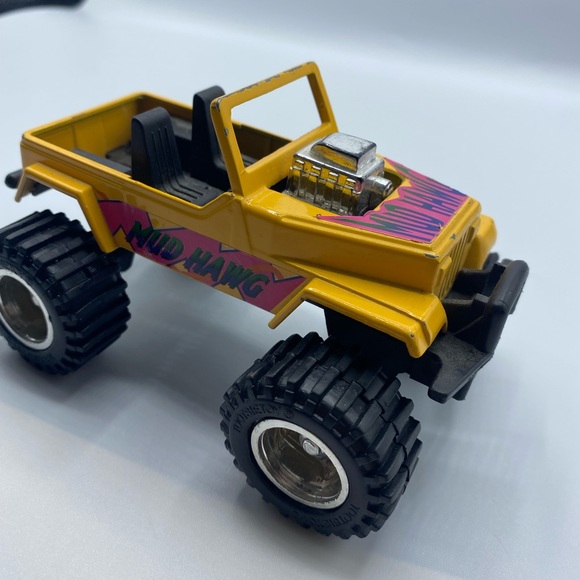 tootsietoy | Accents | Tootsie Toy Mud Hawg 8s Monster Truck Yellow ...